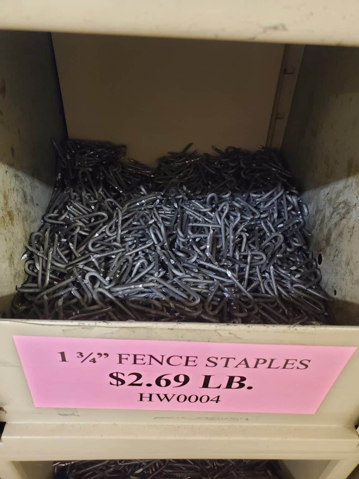 Wire Fasteners For Fencing 100-Pack Heavy Duty Fence Staples ...